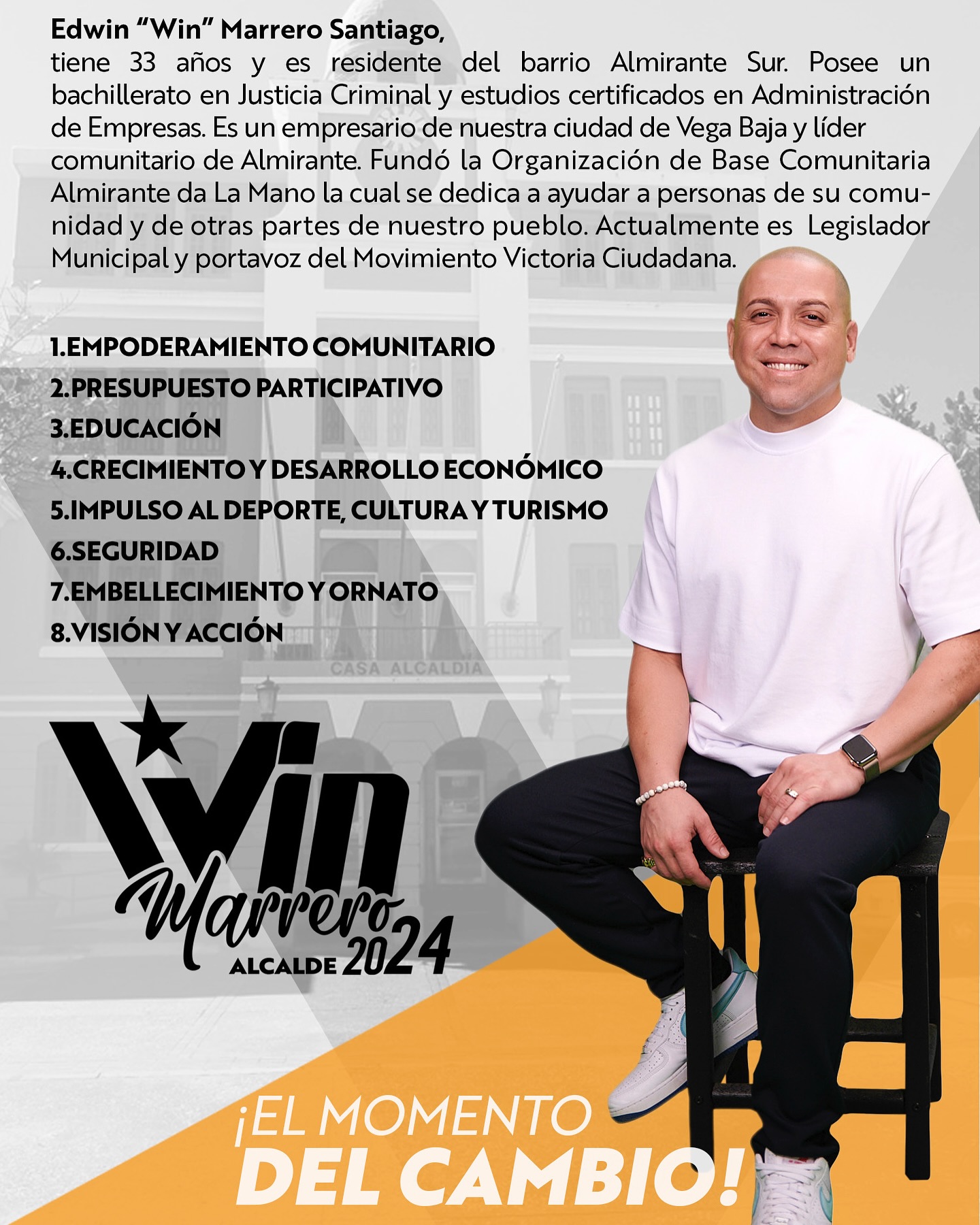 Agresiva la campaña de Edwin (Win) Marrero – La voz vegabajeña